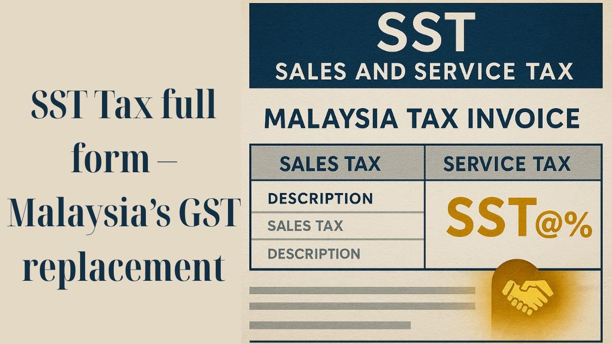 SST Tax Full Form: Understanding Sales and Service Tax in a Global Context