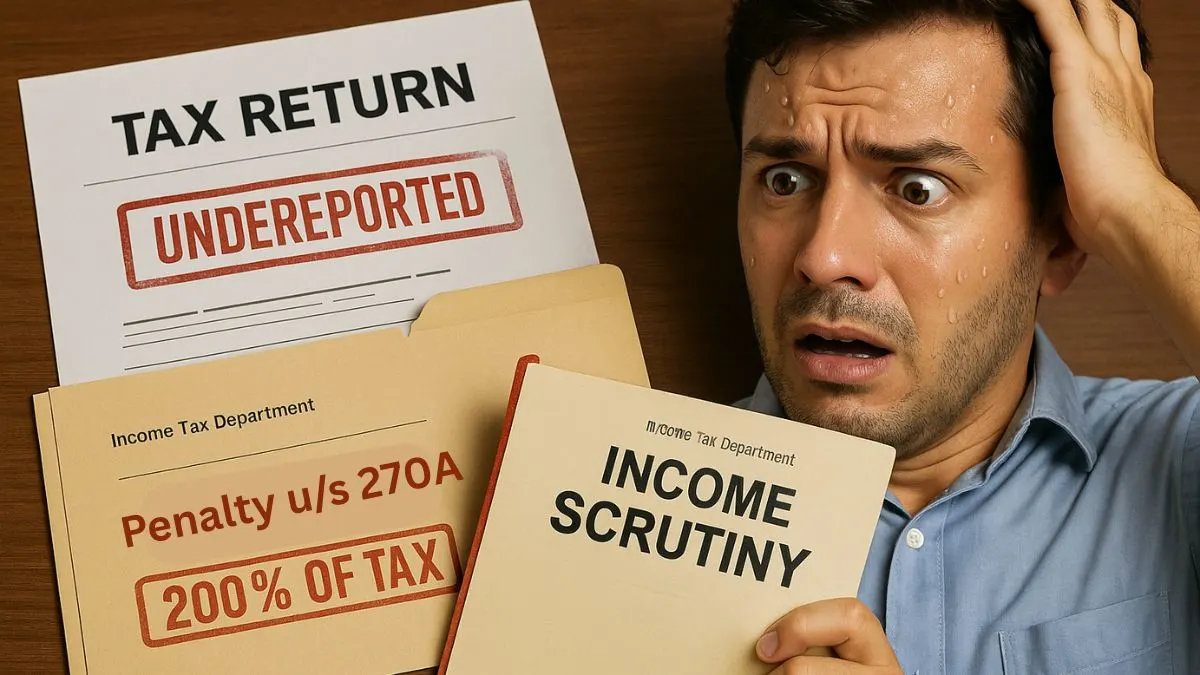 Section 270A of the Income Tax Act – Penalty for Under-Reporting and ...
