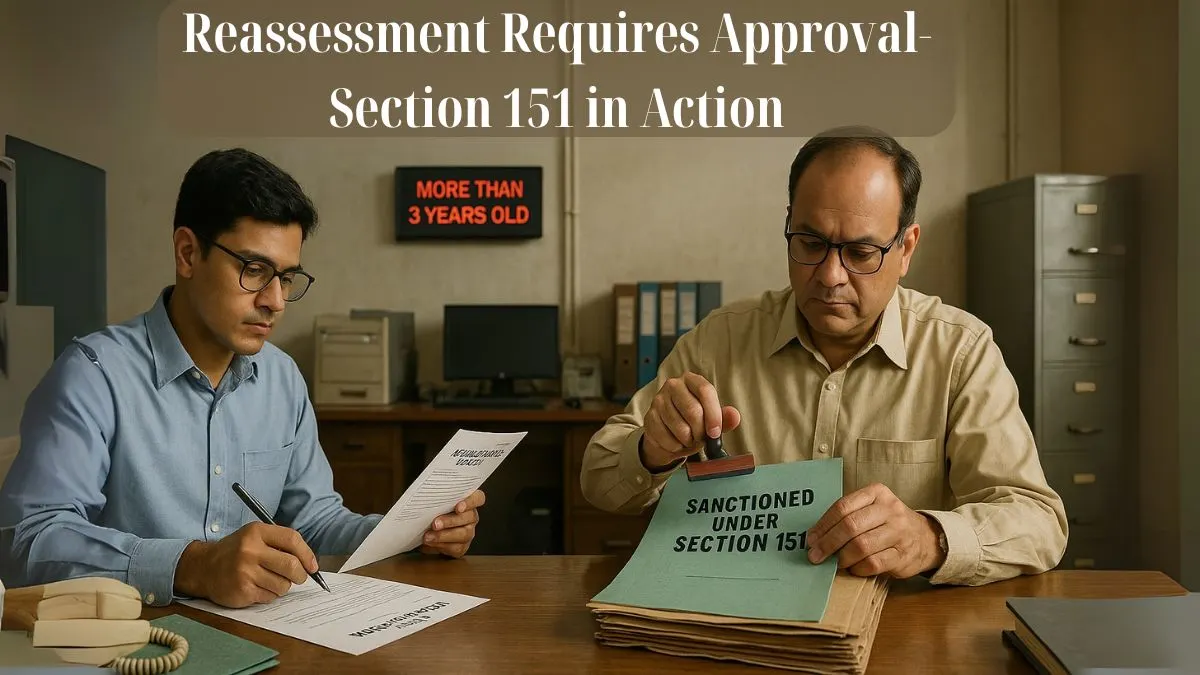 Section 151 of the Income Tax Act: Sanction for Issue of Notice Explained