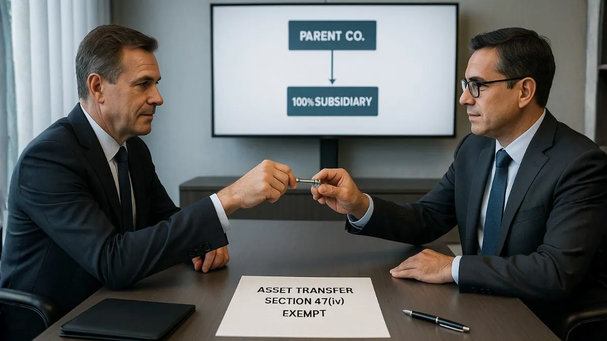 Section 47(iv): When Transfer of Assets Between a Company and Its ...