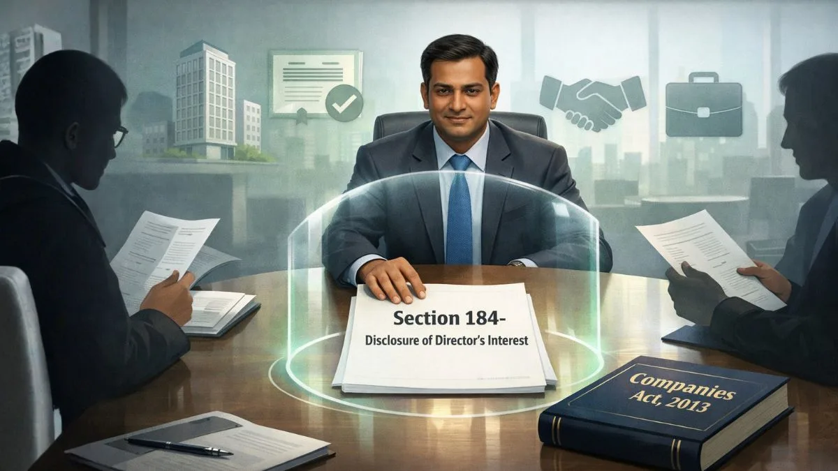 Section 184 of Companies Act 2013 – Disclosure of Directors’ Interest ...