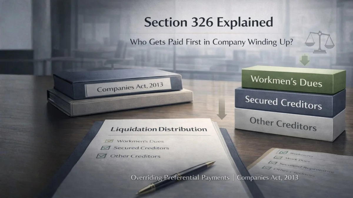 Section 326 of Companies Act 2013 Explained Simply