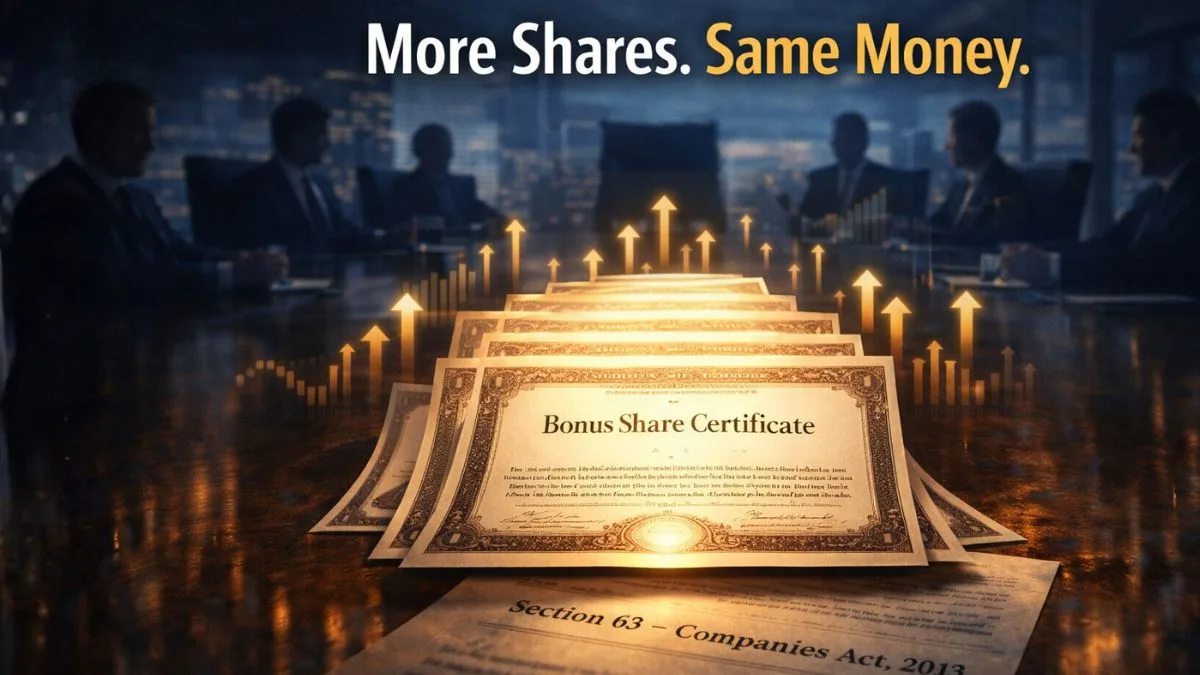 Section 63 of Companies Act 2013: Issue of Bonus Shares