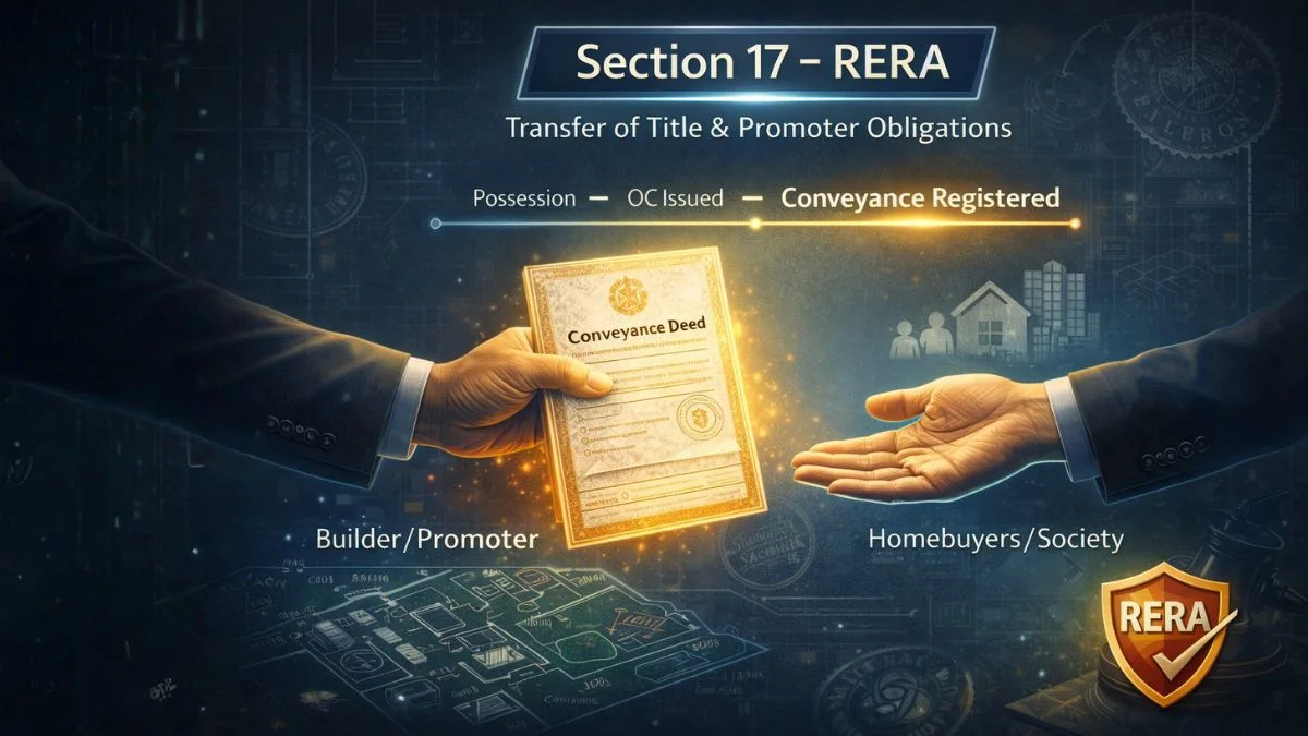 Section 17 of RERA Act Explained: Transfer of Title & Possession