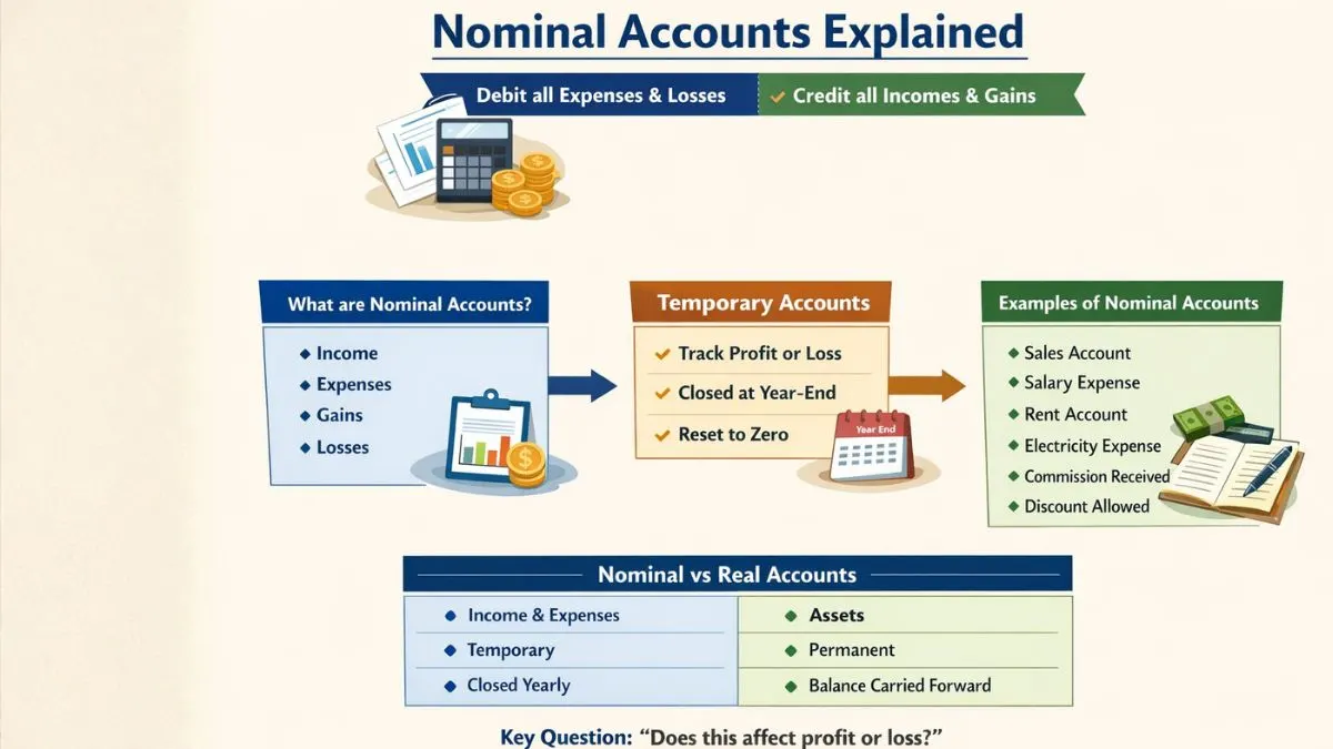 Nominal Accounts Explained: Meaning, Rules & Examples