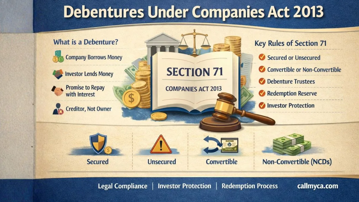 Debentures Section In Companies Act 2013 Explained Simply