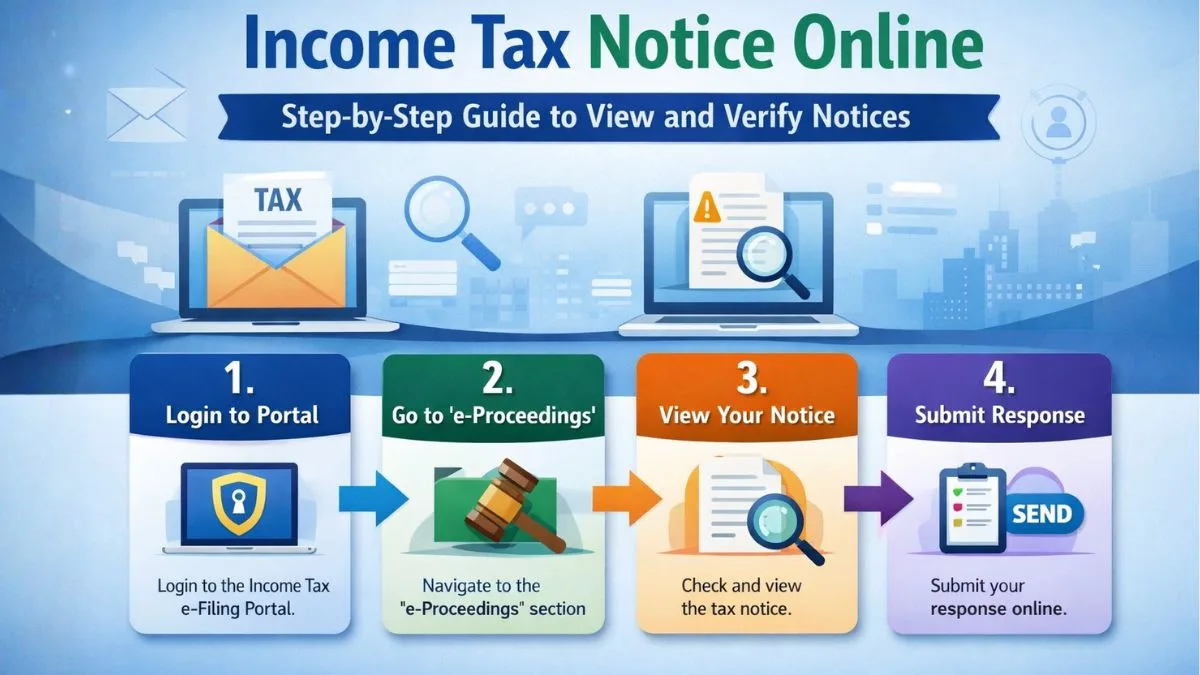 Check the income tax notice. Online: Step-by-Step Guide to View and ...