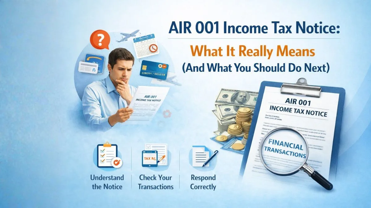 AIR 001 Income Tax Notice: What It Really Means (And What You Should Do ...